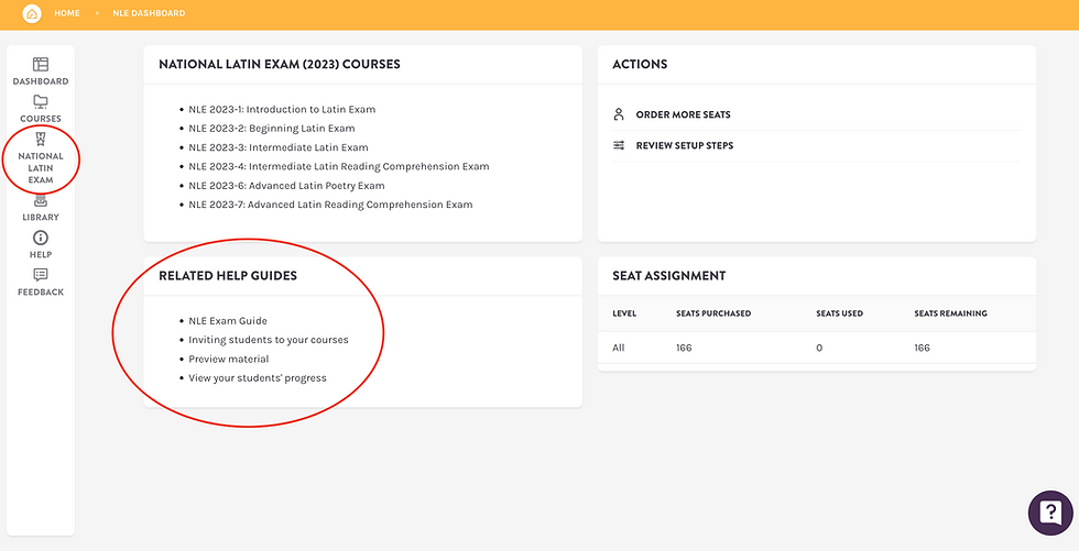 Getting Started with the Online Exam | National Latin Exam